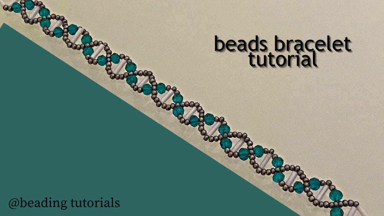 Making jewelry. DIY beads bracelet. Beading tutorial. Beaded jewelry ...