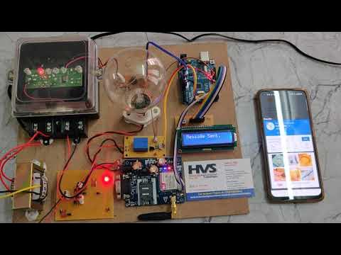 Prepaid Energy meter using GSM and Arduino UNO - YouTube