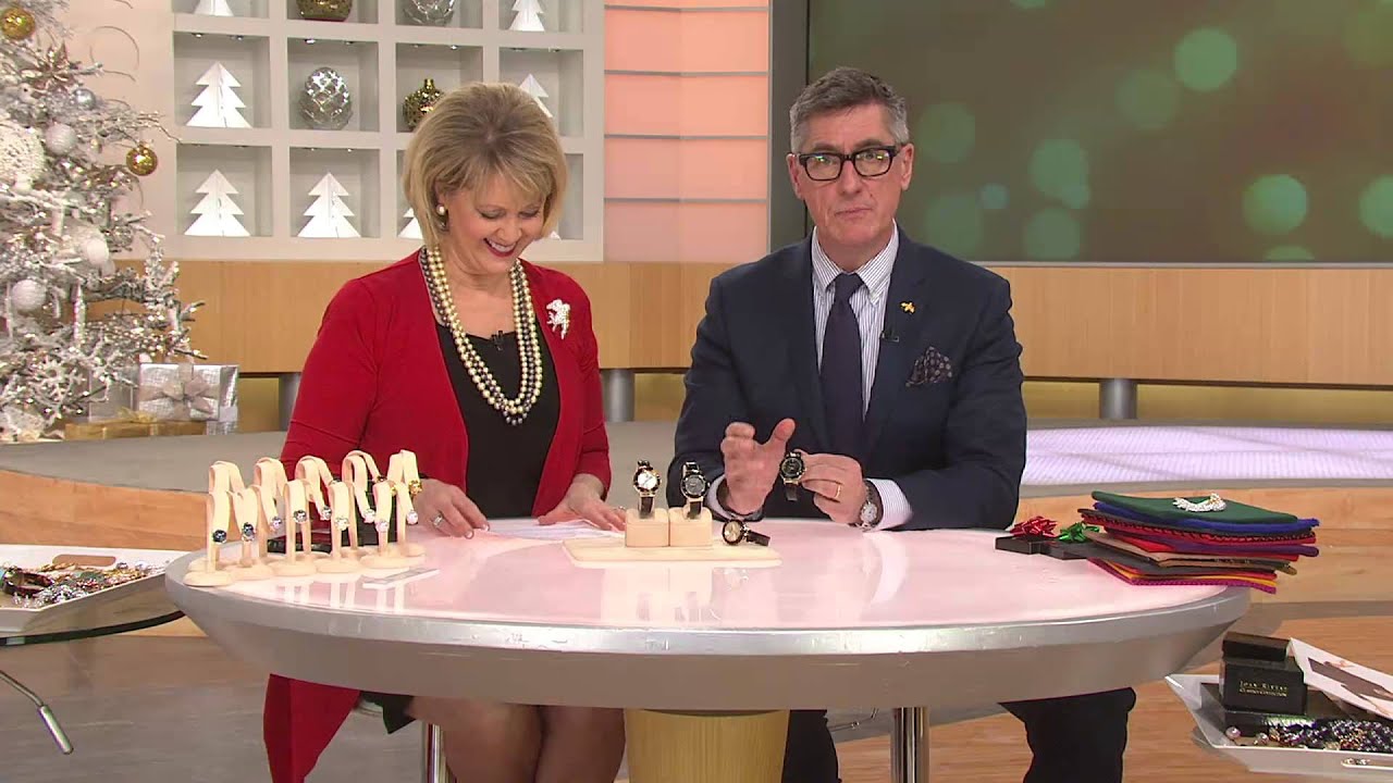 Joan Rivers Classic Flex Bangle Watch with Mary Beth Roe - YouTube