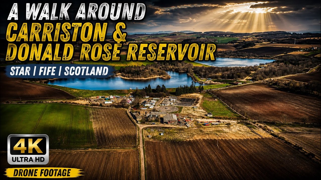 A Walk Around Carriston & Donald Rose Reservoir | Star | Fife | 4K ...