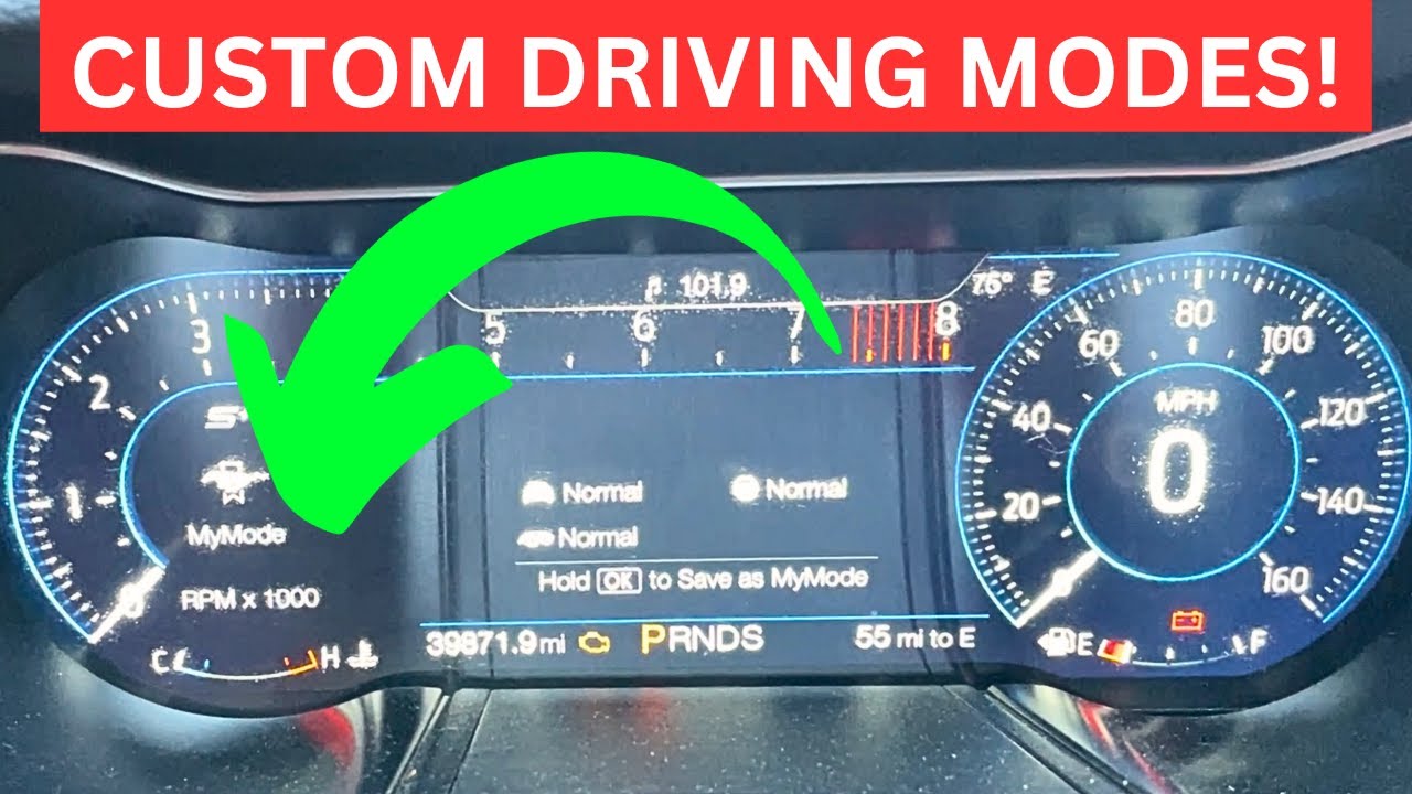 How To Use MY MODE On Your Mustang GT | CUSTOM Driving Modes for Your ...