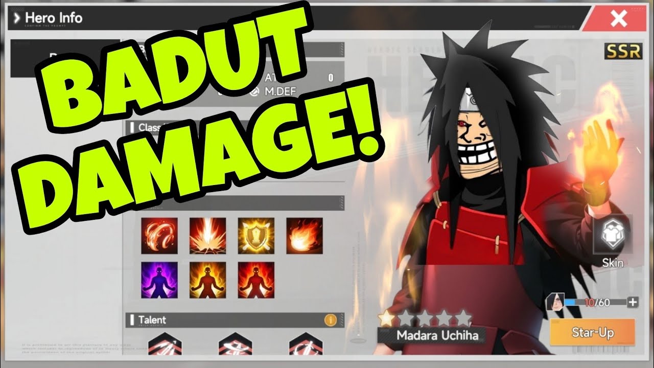 TIPS NEWBIE , MADARA ? SKIP | HEROES COMBAT - YouTube