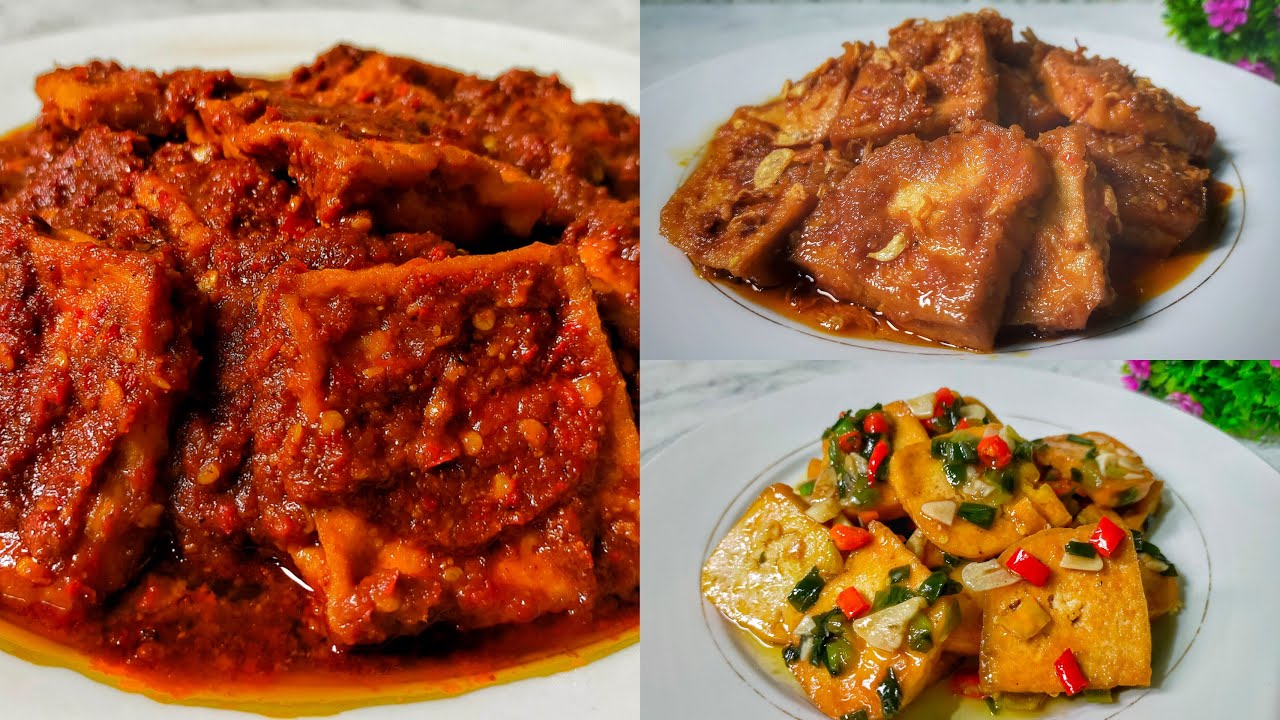 3 Resep Olahan Tahu | Resep Rendang Tahu,Resep Tahu Bumbu Pedas, Tahu ...