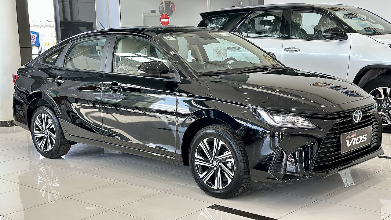 New 2023 Toyota VIOS Sedan Black Color - Luxury Sedan | Exterior and ...