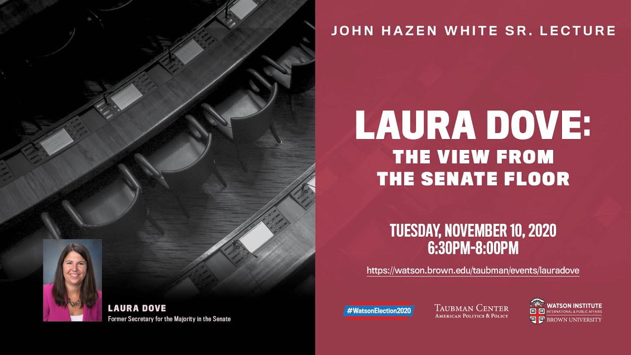 Laura Dove: The View from the Senate Floor - YouTube