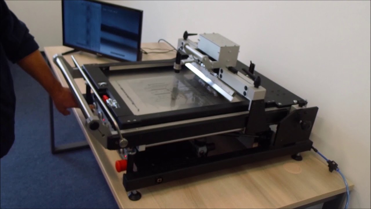 stencil printer machine with vision systems - S70 - YouTube