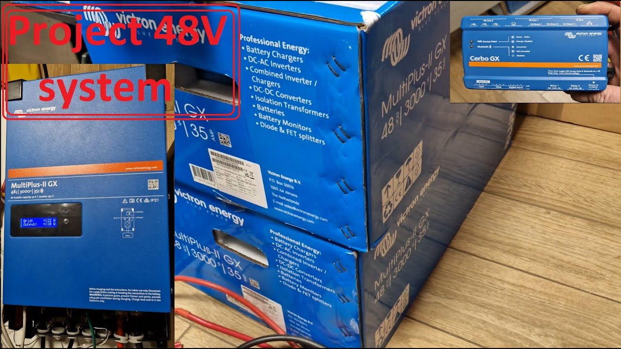 Building 48V system from Victron. UPS off-grid on-grid #invertor # ...
