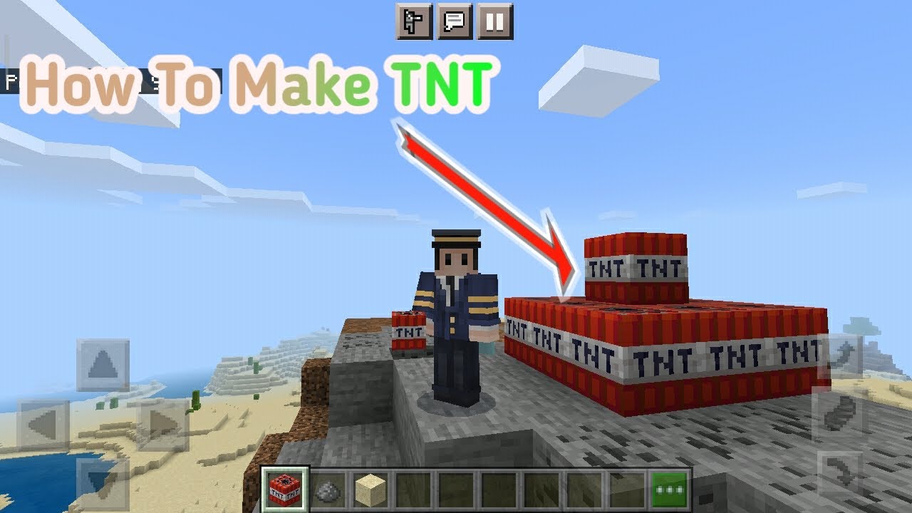 🤔 How TNT's Are Made In Minecraft | Minecraft pocket edition | MCPE | HindiGamer | Minecraft ...