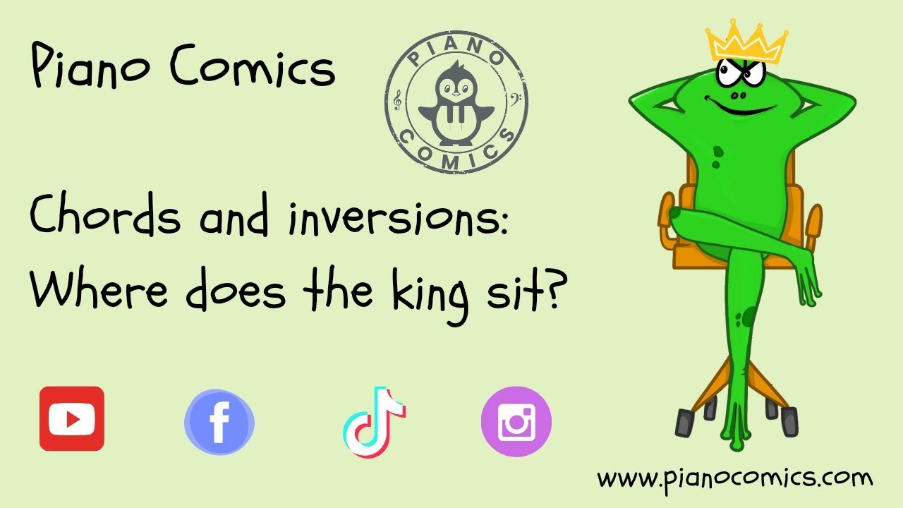 Piano Comics: chords and inversions - where does the King/tonic sit ...