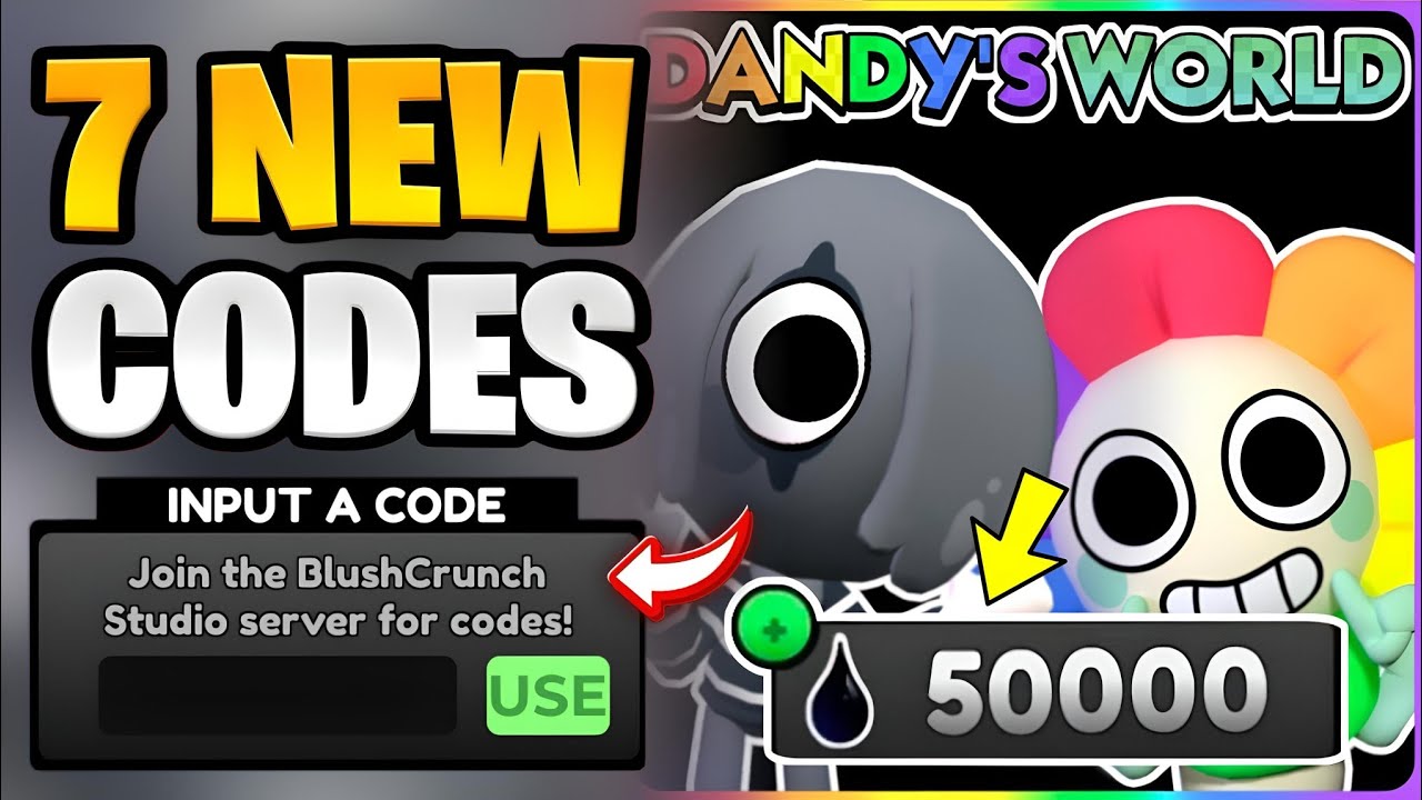 *NEW* ALL WORKING CODES FOR DANDYS WORLD IN 2025 - ROBLOX DANDYS WORLD ...