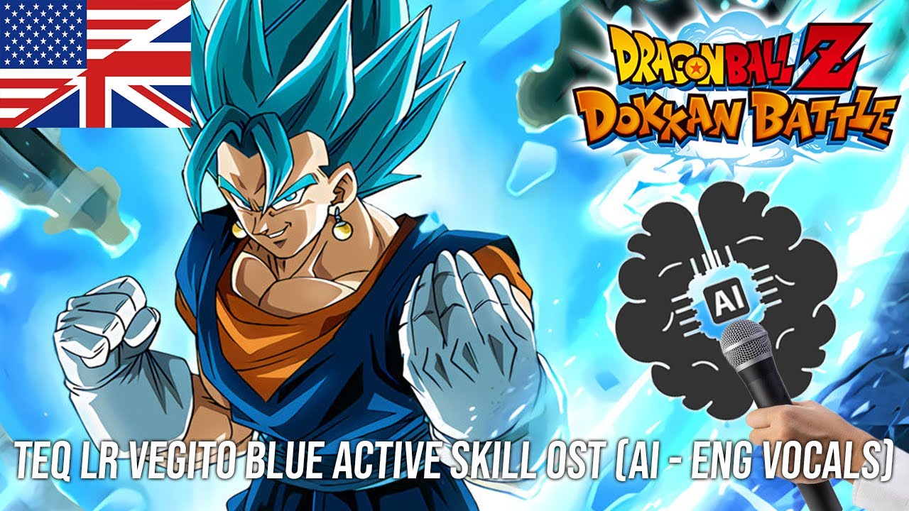 TEQ LR Vegito Blue Active Skill OST but it is a song called "Radiant Storm" (AI - Eng Vocals ...