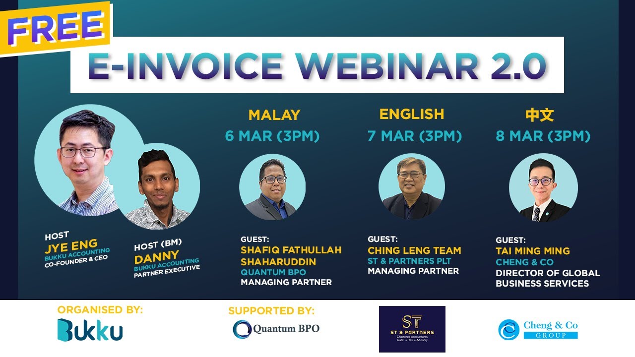 Webinar E-Invois (Sesi Bahasa Melayu) Live ft. Shafiq Fathullah ...