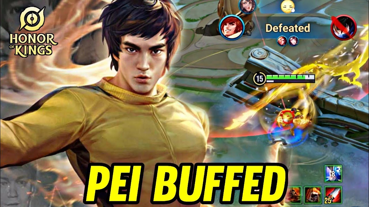 HOK : PEI BUFFED NEW PATCH - HONOR OF KINGS - YouTube