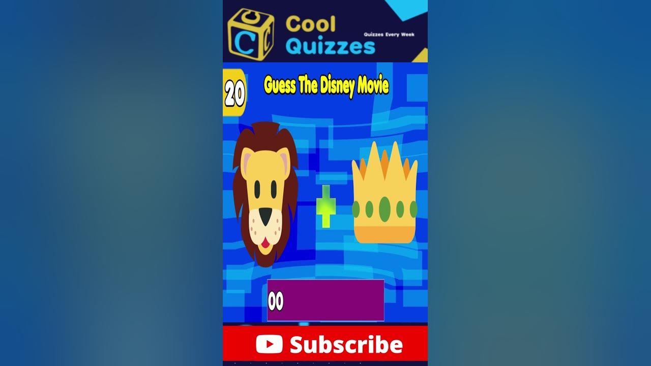 Guess Disney Movie Or Character From Emoji 6 Youtube