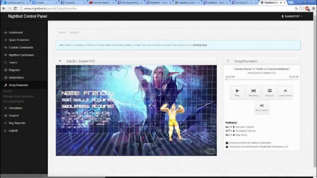 How to setup Nightbot songrequest - YouTube