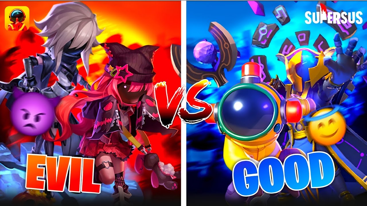 GOOD 😇 VS EVIL 😈 || SUPER SUS || DEMON KING GAMING || DKG || - YouTube