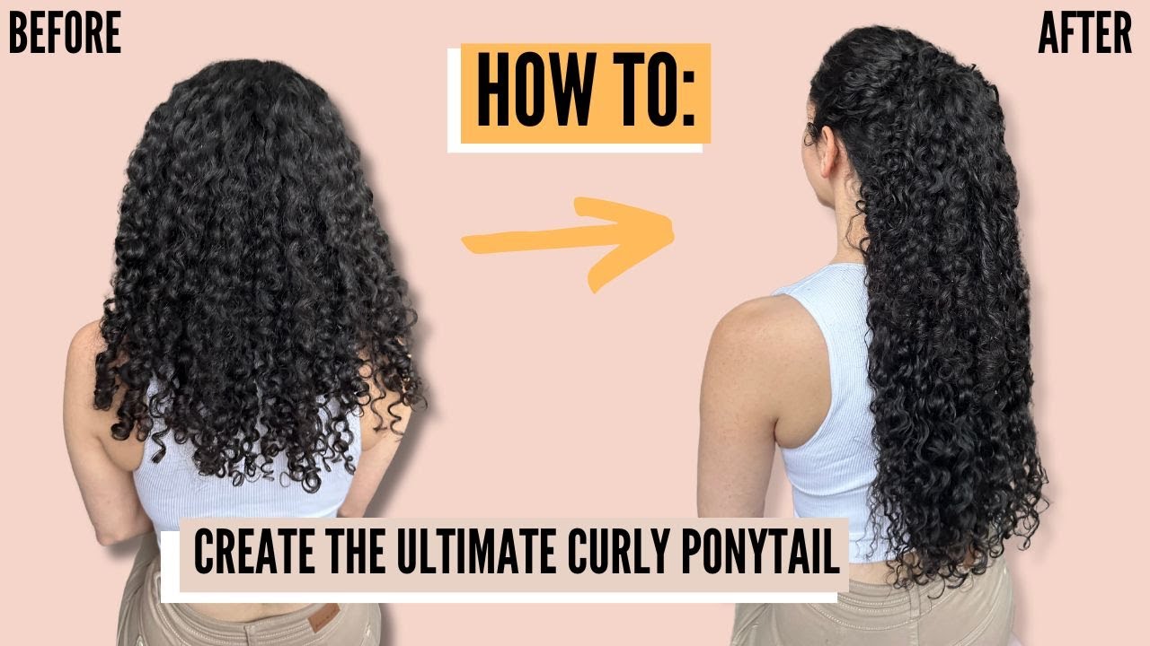 How to Create the Ultimate Curly Ponytail | Super Pony with Bebonia ...