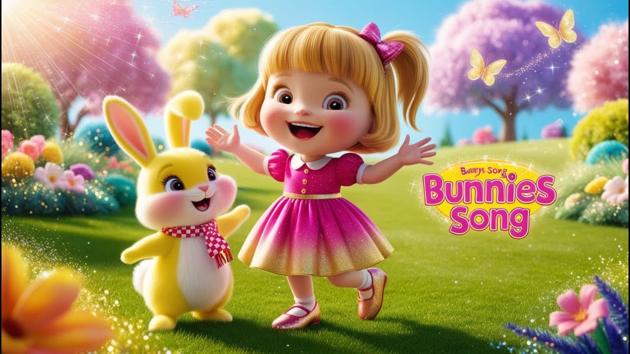 Bunnies Song | Rabbit Song | Nursery Rhymes | @kidzentertainmentzone0 ...