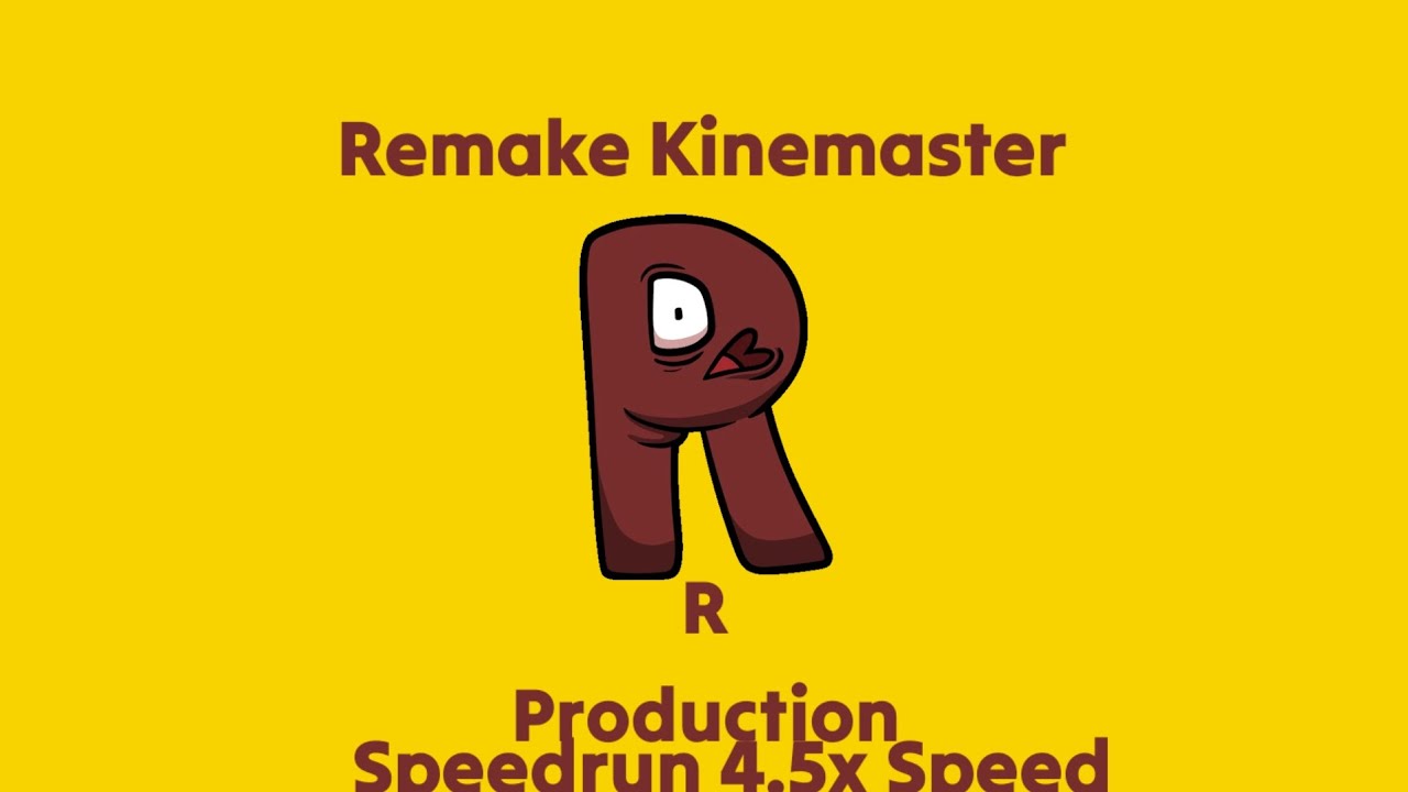 R Production Logo Remake Kinemaster Speedrun 4.5x Speed - YouTube