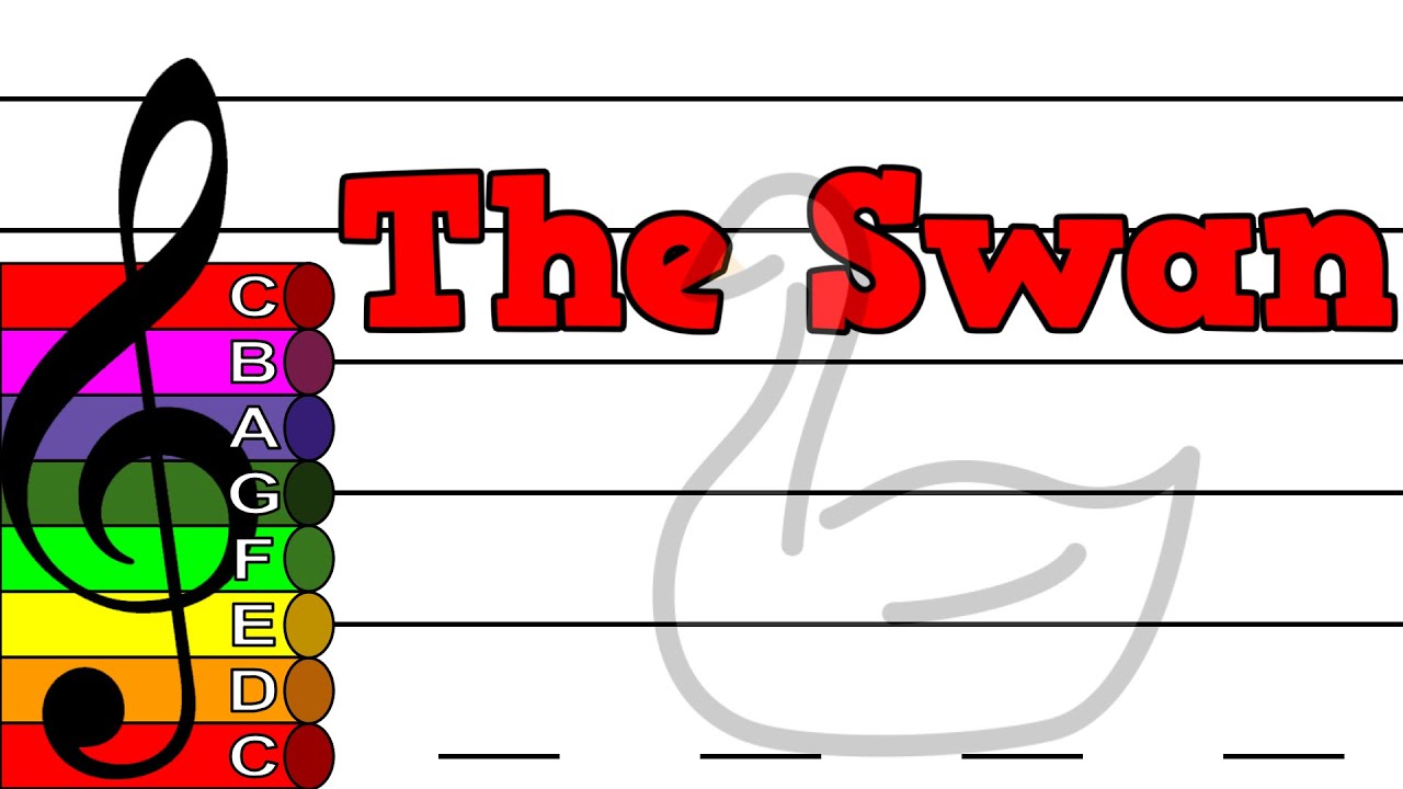The Swan [Saint-Saëns] - Treble Clef Boomwhacker Play Along - YouTube