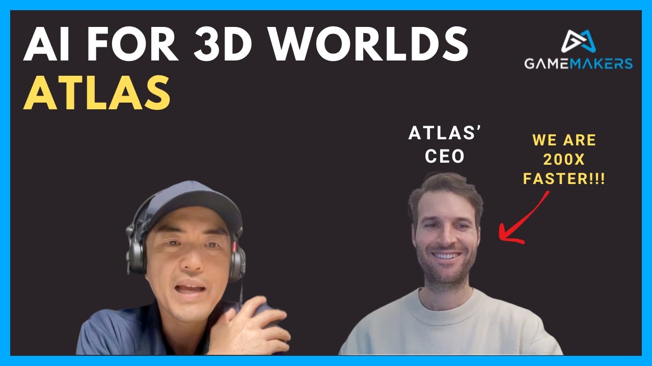 Gaming x AI: How Atlas makes models for 3D worlds 200X faster! (ft. CEO Ben James) - YouTube