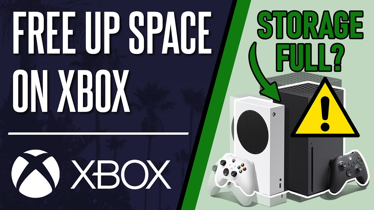 How to FREE UP SPACE on Your Xbox Series X|S & Xbox One - YouTube