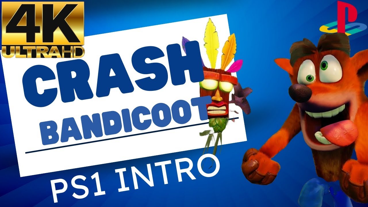 Crash bandicoot intro [PS1] 4K - YouTube