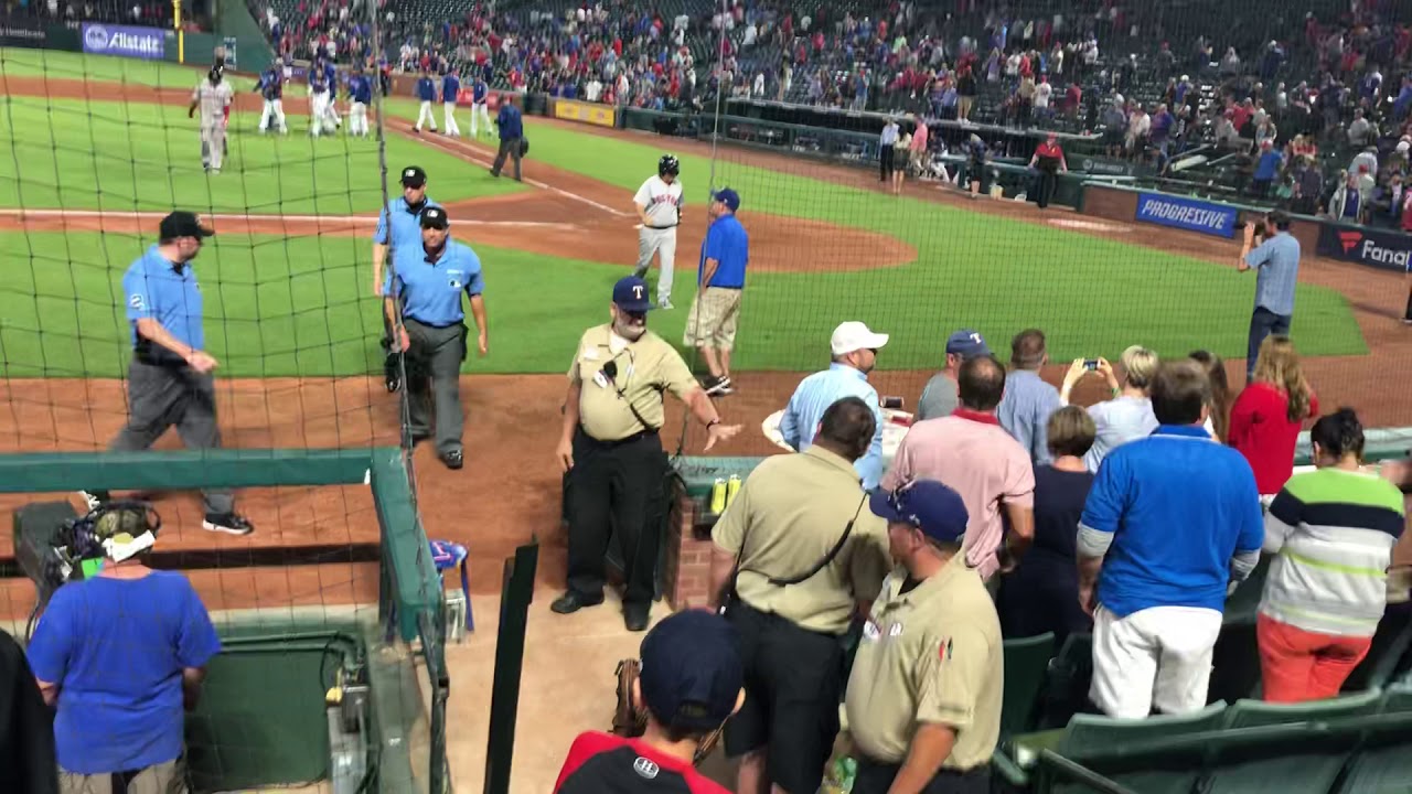 MLB Umpire Phil Cuzzi placing a ball in my sons hands 5/3/18 - YouTube