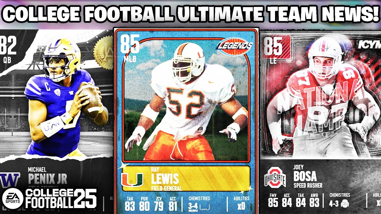 COLLEGE FOOTBALL 25 ULTIMATE TEAM! NCAA 25 ULTIMATE TEAM INFO! (NCAA 25 ...
