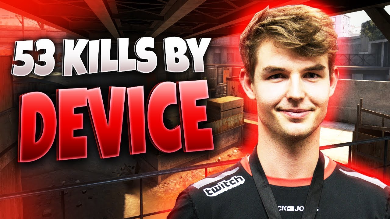 CS:GO - dev1ce 53 kills on Overpass @ FACEIT - YouTube