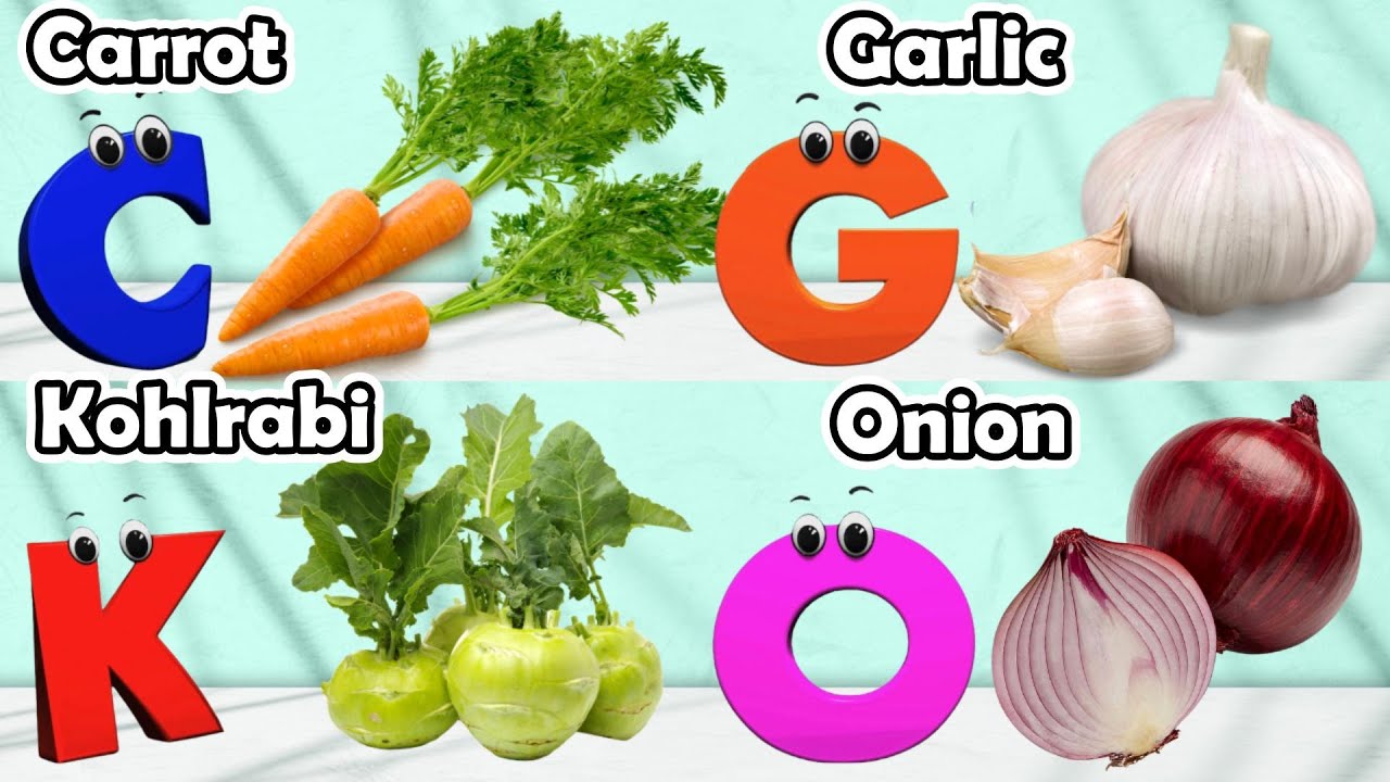 Vegetables ABC Song | Vegetables Alphabet Song | Phonics for Kids ...