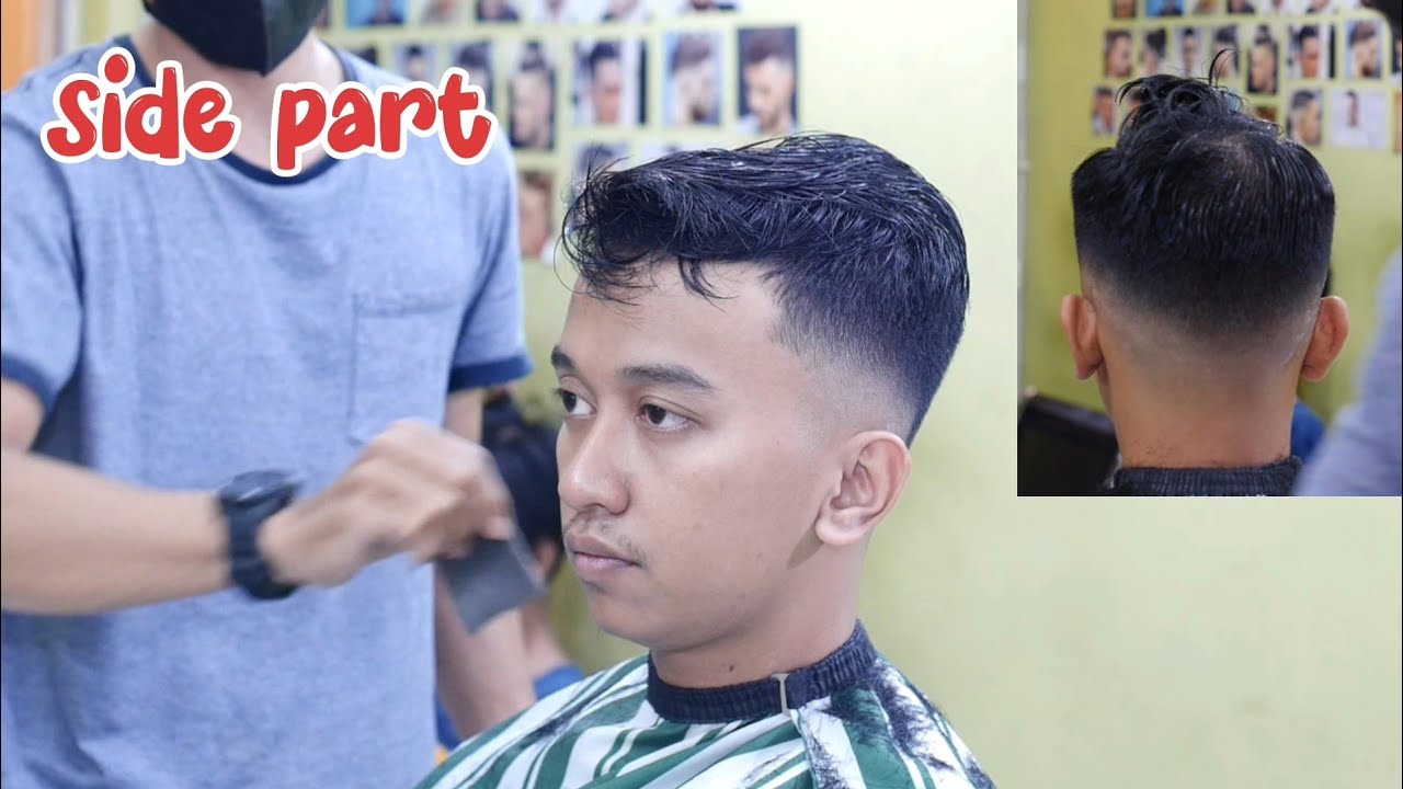 Model rambut side part yang bisa kamu coba, keren - YouTube