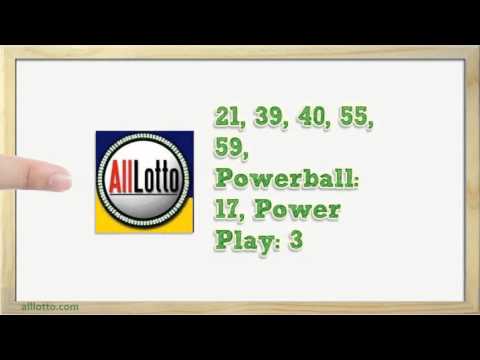 Powerball Lottery Drawing Results for September 30, 2015 - YouTube