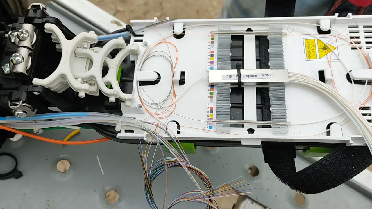 Splitter Primer Nivel GPON. - YouTube