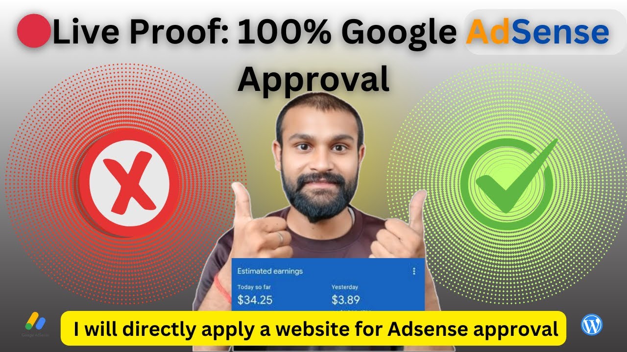 🔴Live Proof: 100% Google AdSense Approval 🔥| How to Get Google AdSense ...