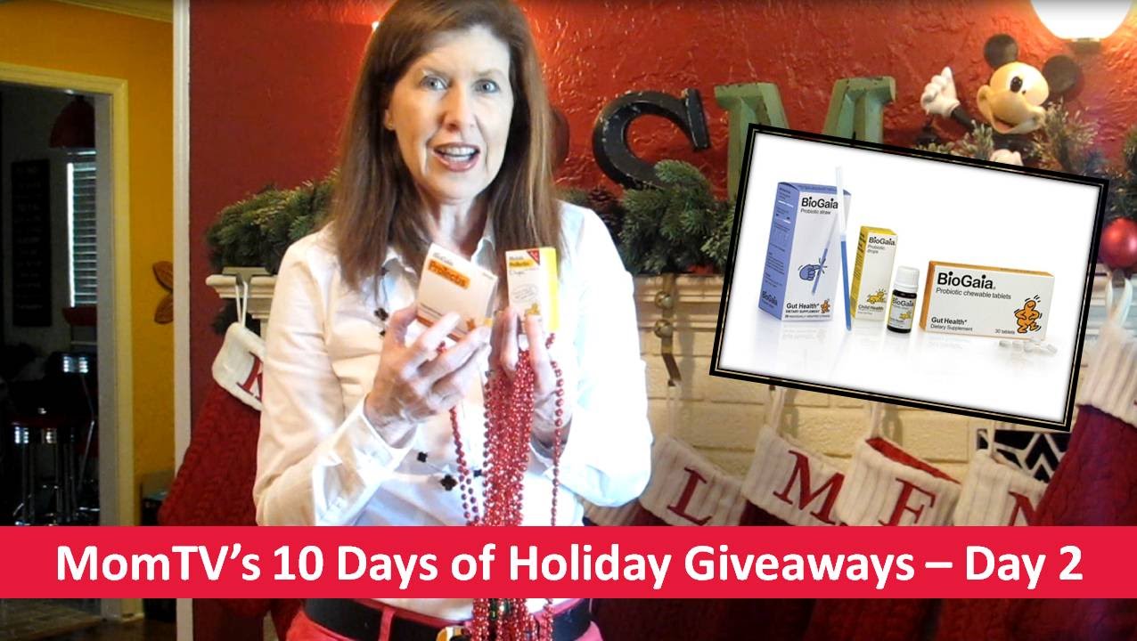 MomTV's 10 Days of Holiday Giveaways - Day 2: BioGaia - YouTube