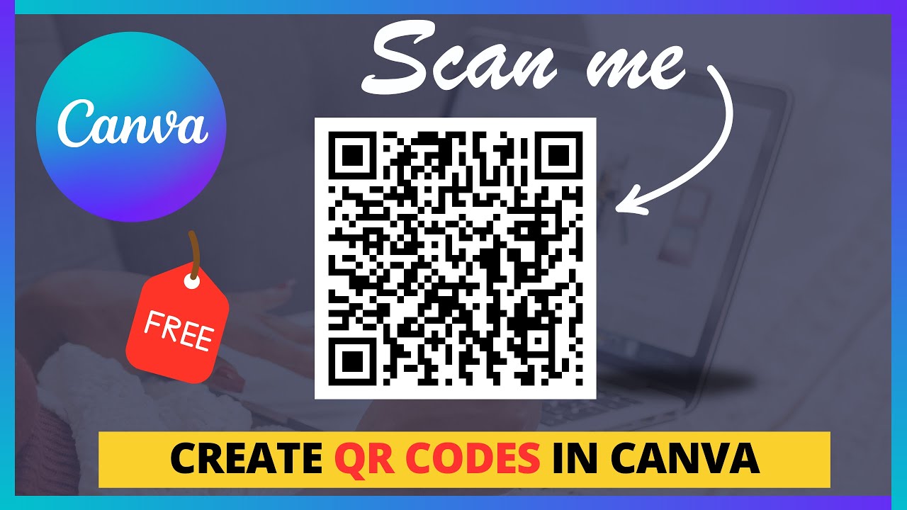 How To Create QR Codes In Canva (Quick & EASY!) | QR Code Generator - YouTube