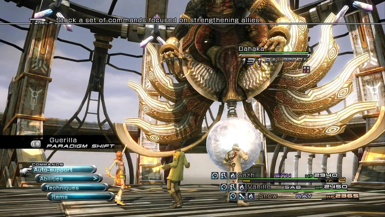Final Fantasy XIII PC Dahaka Boss - YouTube