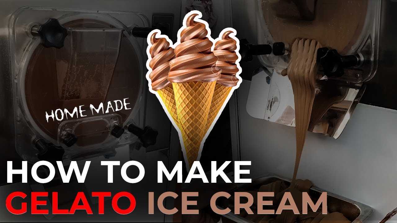How to Make Delicious Gelato Ice Cream at Home - YouTube