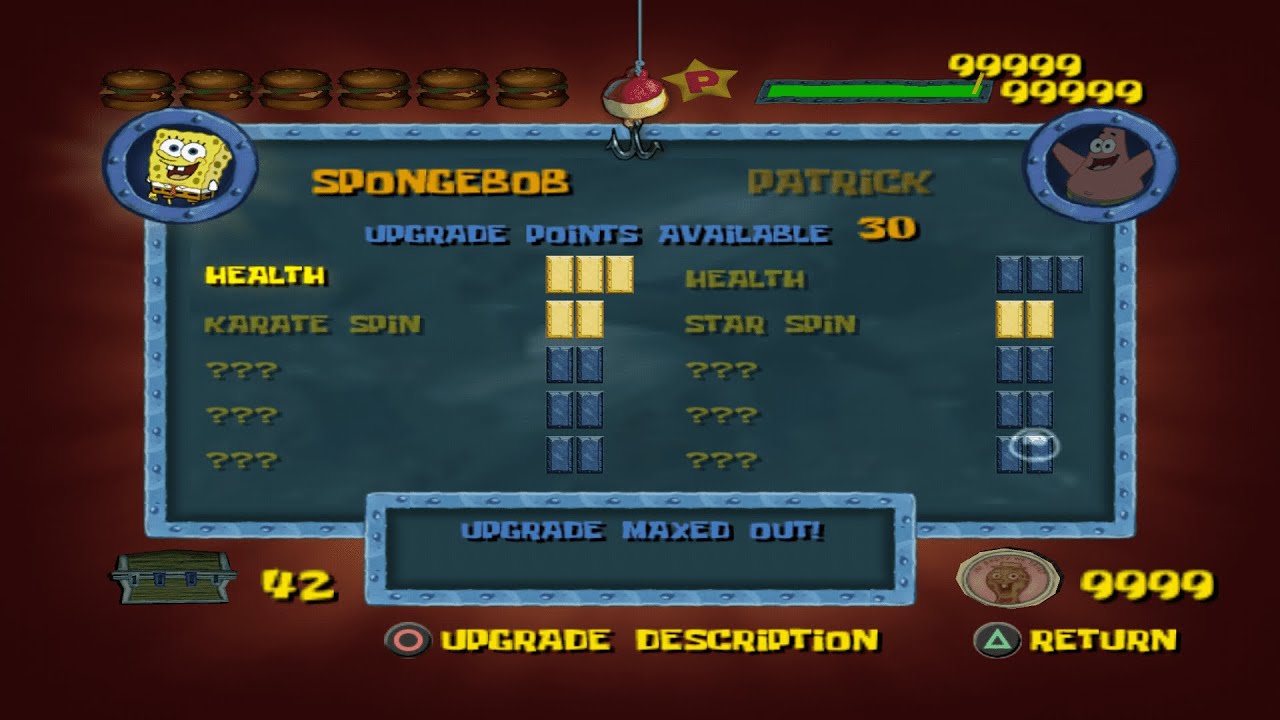 Cheat The Spongebob Movie PCSX2/AetherSX2 | Nyawa, Token, Point Tak ...