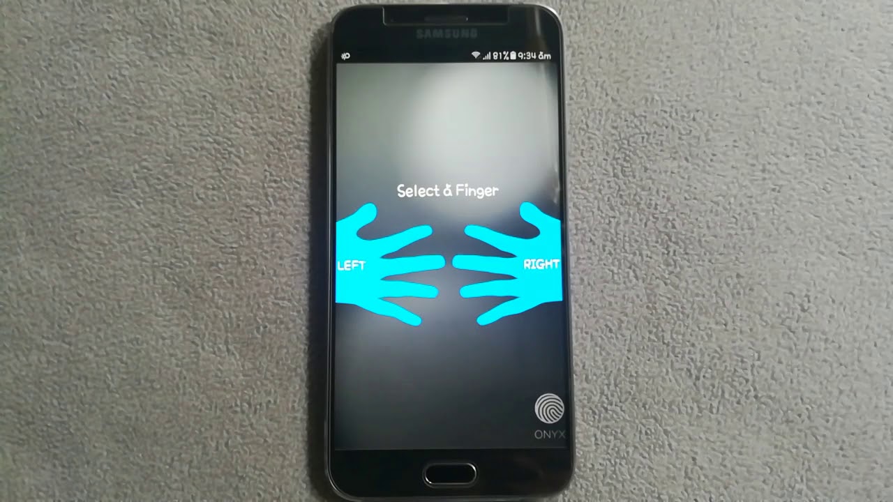 របៀបចាក់សោទូរស័ព្ទ ដោយ Scan ក្រយ៉ៅម្រាមដៃ / How to lock phone screen by ...