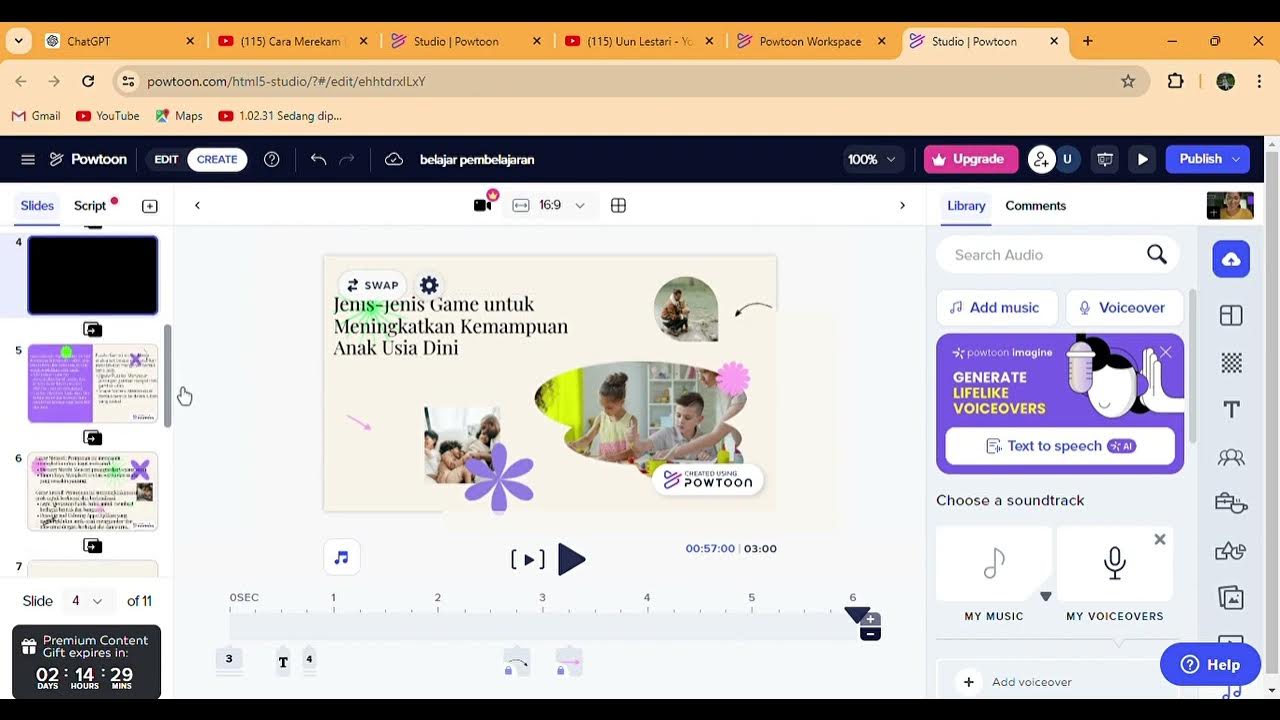 cara membuat tutorial media pembelajaran menggunakan web powtoon - YouTube