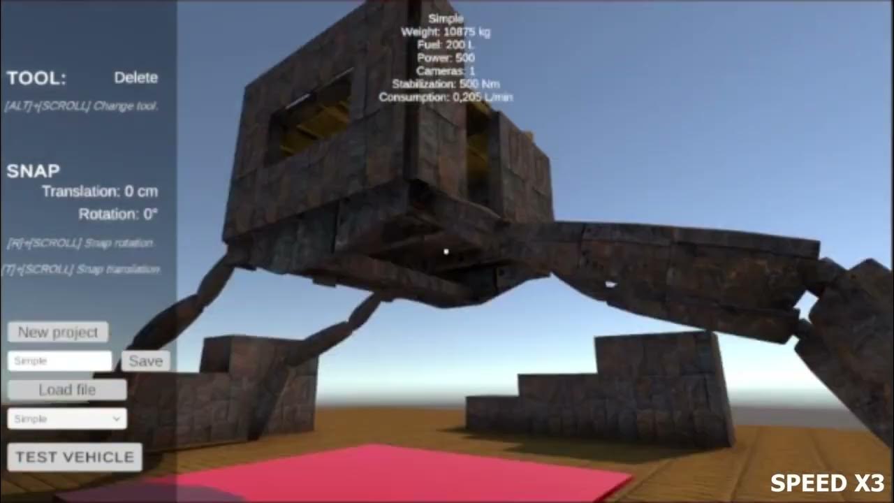 Devlog #01 Core systems to create a walking house - YouTube