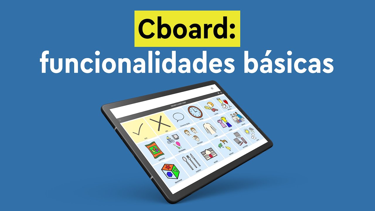 Cboard comunicação alternativa - Funcionalidades básicas | Aula 045 ...