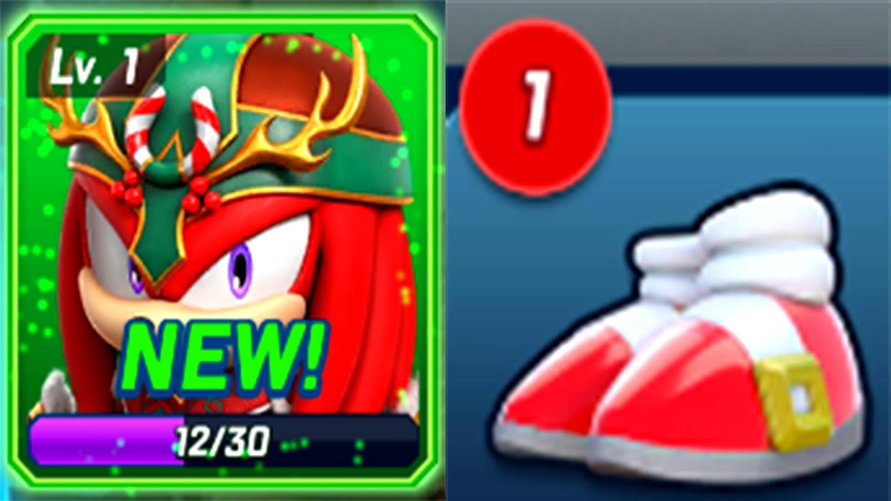 Sonic Forces Mobile: Reindeer Knuckles New Christmas Character Unlocked ...
