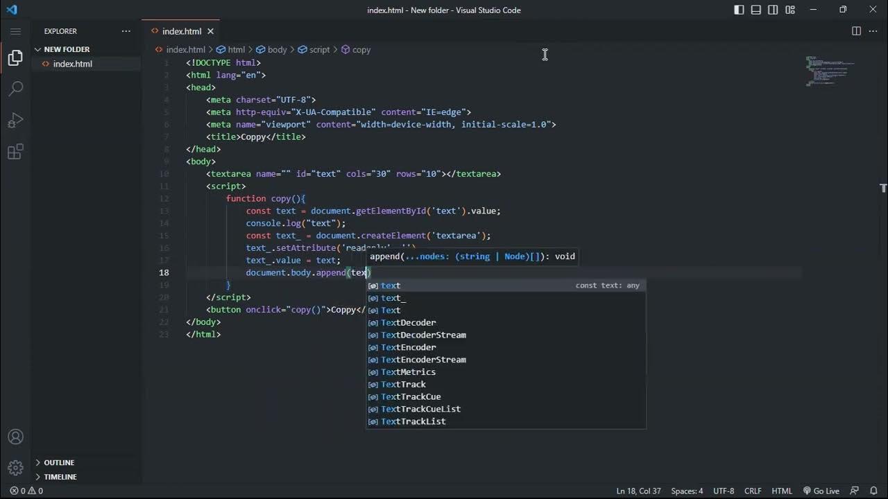 How to copy text to clipboard - YouTube