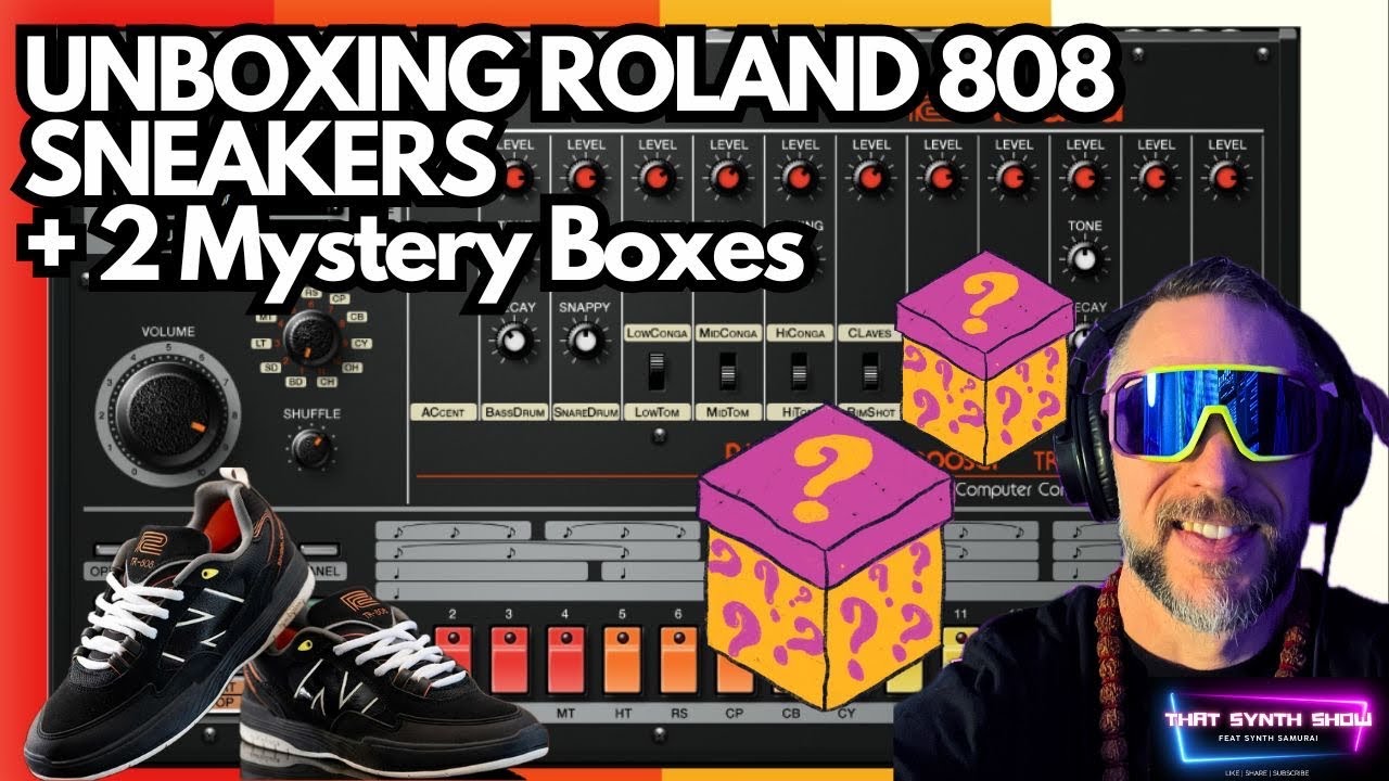 ROLAND TR-808 SNEAKERS AND 2 MYSTERY BOXES 👟| THAT SYNTH SHOW EP.137 ...