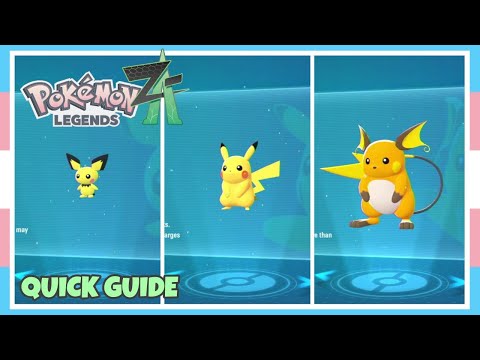 How To Evolve Pichu Into Pikachu Into Raichu In Pokemon Legends ZA | Quick Guide