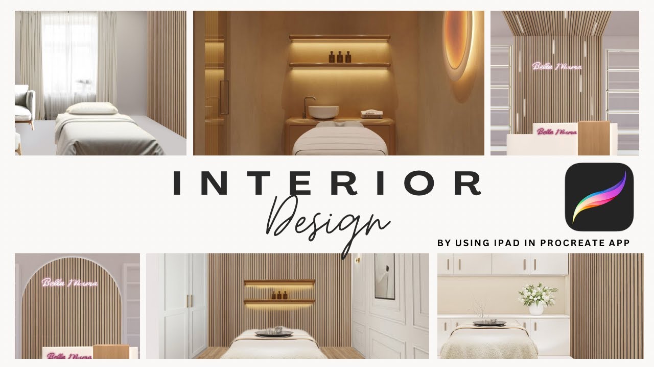 How to do Interior Design in IPAD (2025) | easy way with PROCREATE ...