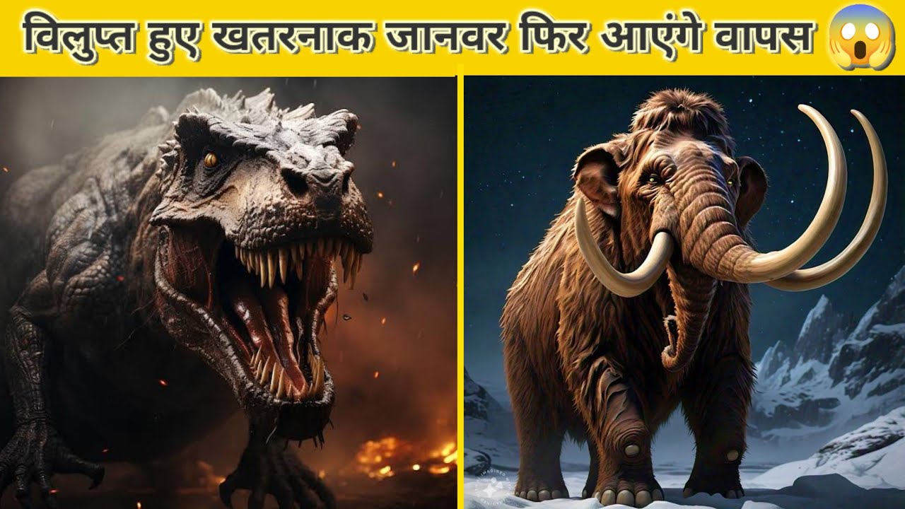 Extinct dangerous animals will come back from extinction | Back from ...